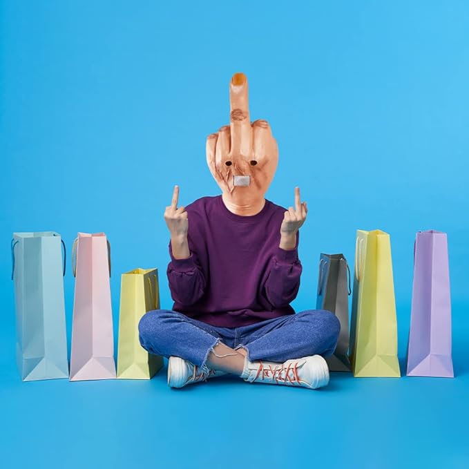 Giant Middle Finger Mask - Cool Things To Buy